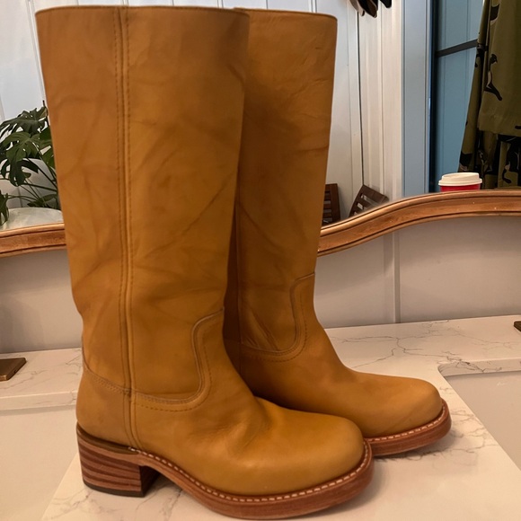 Frye | Shoes | Banana Frye Campus Boots | Poshmark
